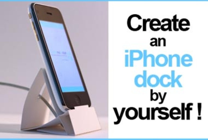 show you how to DIY an iPhone paper dock - fiverr